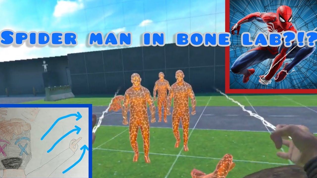 Spider man in bone lab #vr bon lab #spiderman #gaming - YouTube