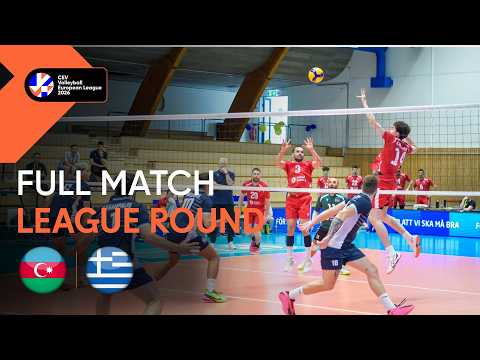 Full Match | Azerbaijan vs. Greece | CEV Volleyball European League 2026 | Men