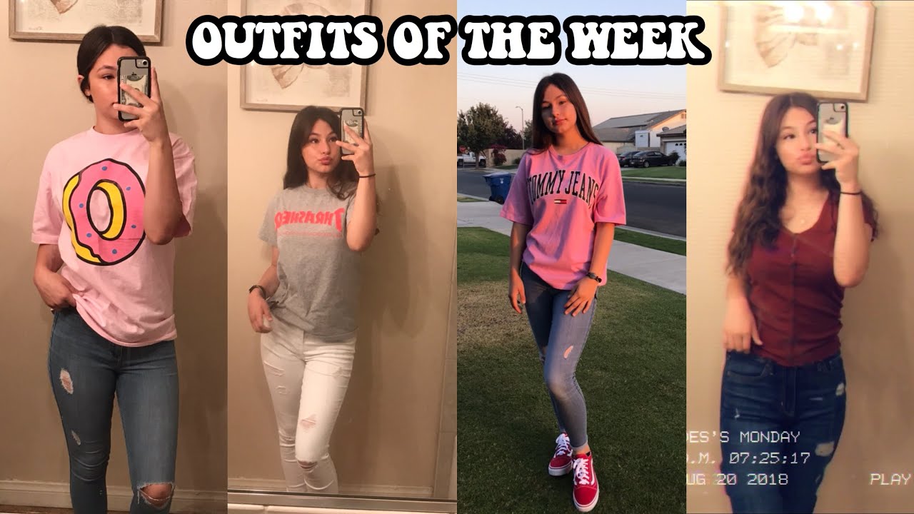 FIRST WEEK OF SCHOOL OOTW 2018 (FRESHMAN) - YouTube