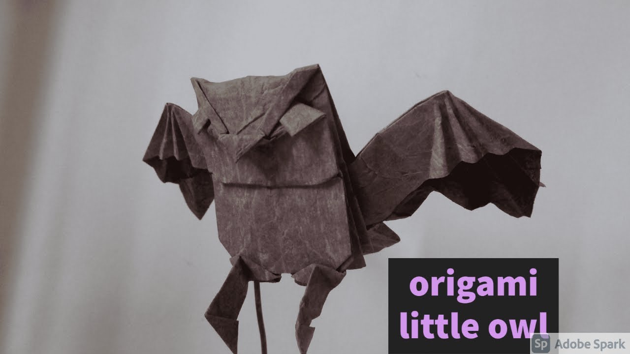 ORIGAMI: PEQUEÑO BUHO (origami little owl) - YouTube