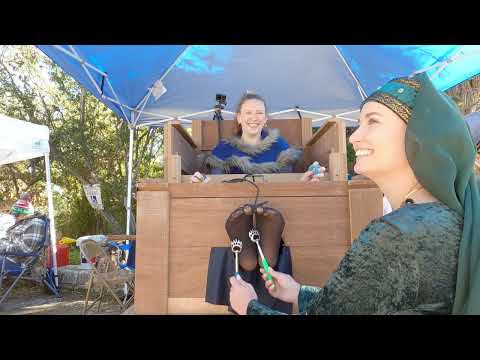 Renaissance Faire Project 50! Preview! Public Nylon Feet Tickled!