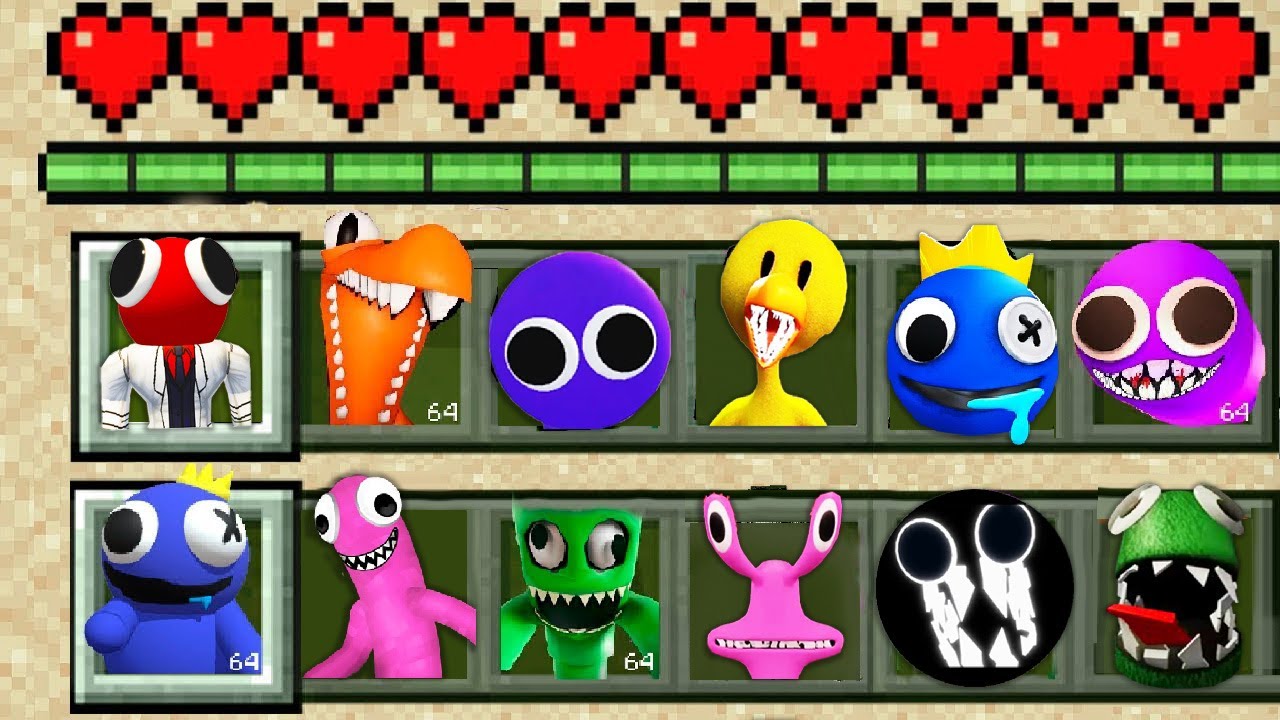 ALL ORIGIN STORY PINK, RED, GREEN, BLUE Rainbow Friends Cartoon ...
