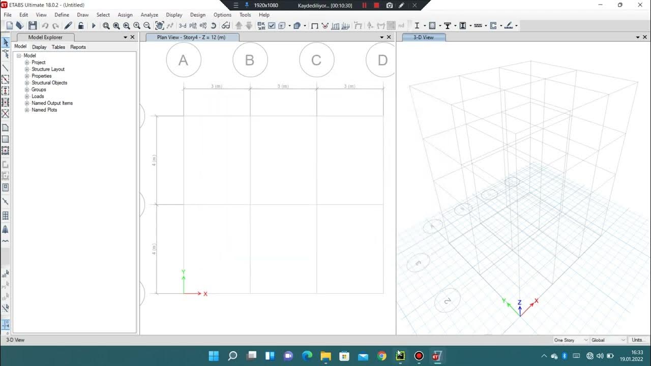 Etabs API ile Python kullanarak Malzeme tanımlama. - YouTube