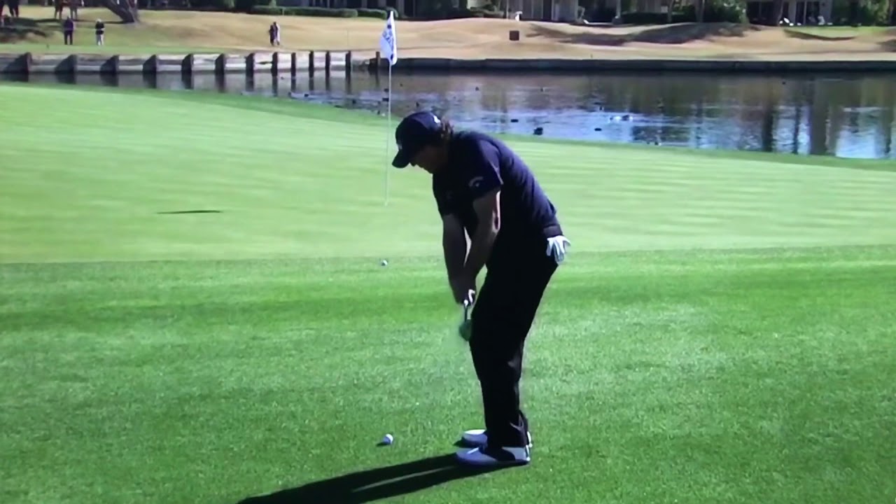 Phil Mickelson / Just Another Routine Chip-In (Slo-Mo) - YouTube