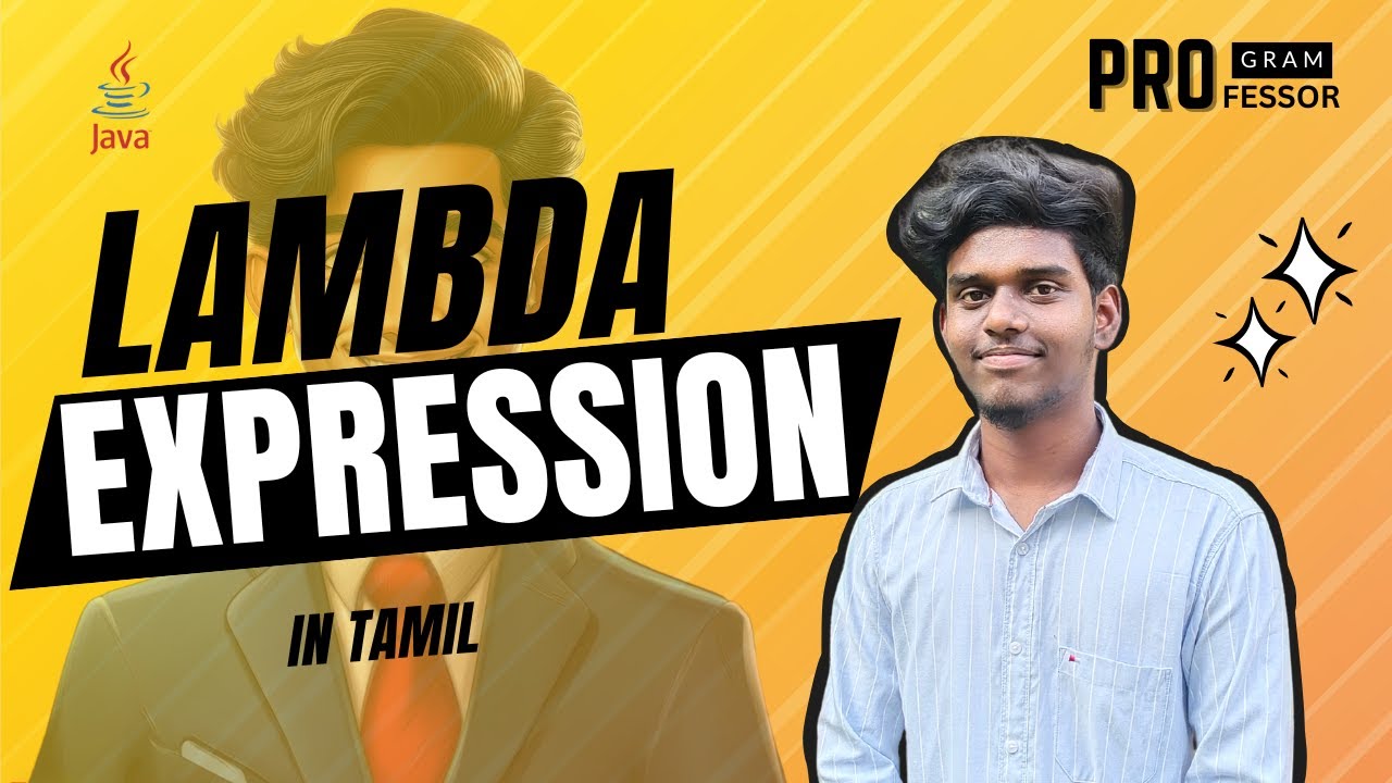 #81 Lambda Expressions in Java in Tamil - YouTube