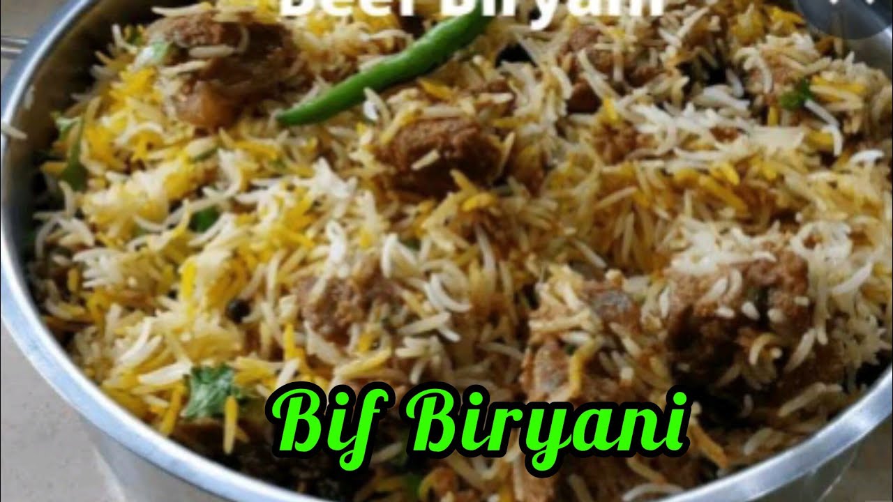 How To Make Bef Biryani || Simple Recipe Bif Biryani || Naz vlog - YouTube