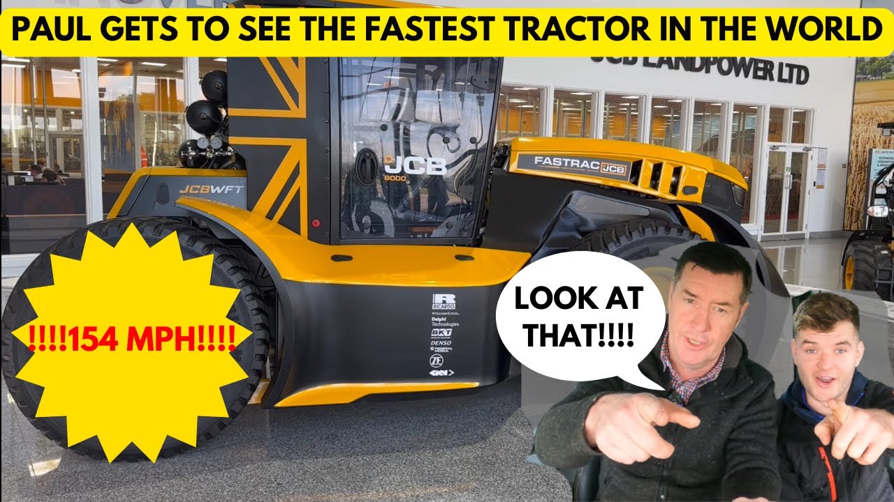 GUINNESS BOOK OF RECORDS!! FASTEST TRACTOR IN THE WORLD & JCB FASTRAC ...