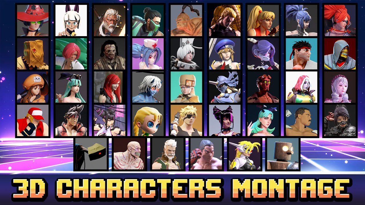 Sculpt JAM Fighting — 3D Characters Montage 🥊 (ENG sub) - YouTube
