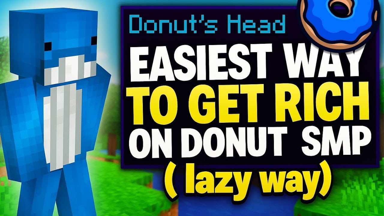 The Easiest Way to Get Rich on Donut SMP (lazy way) - YouTube
