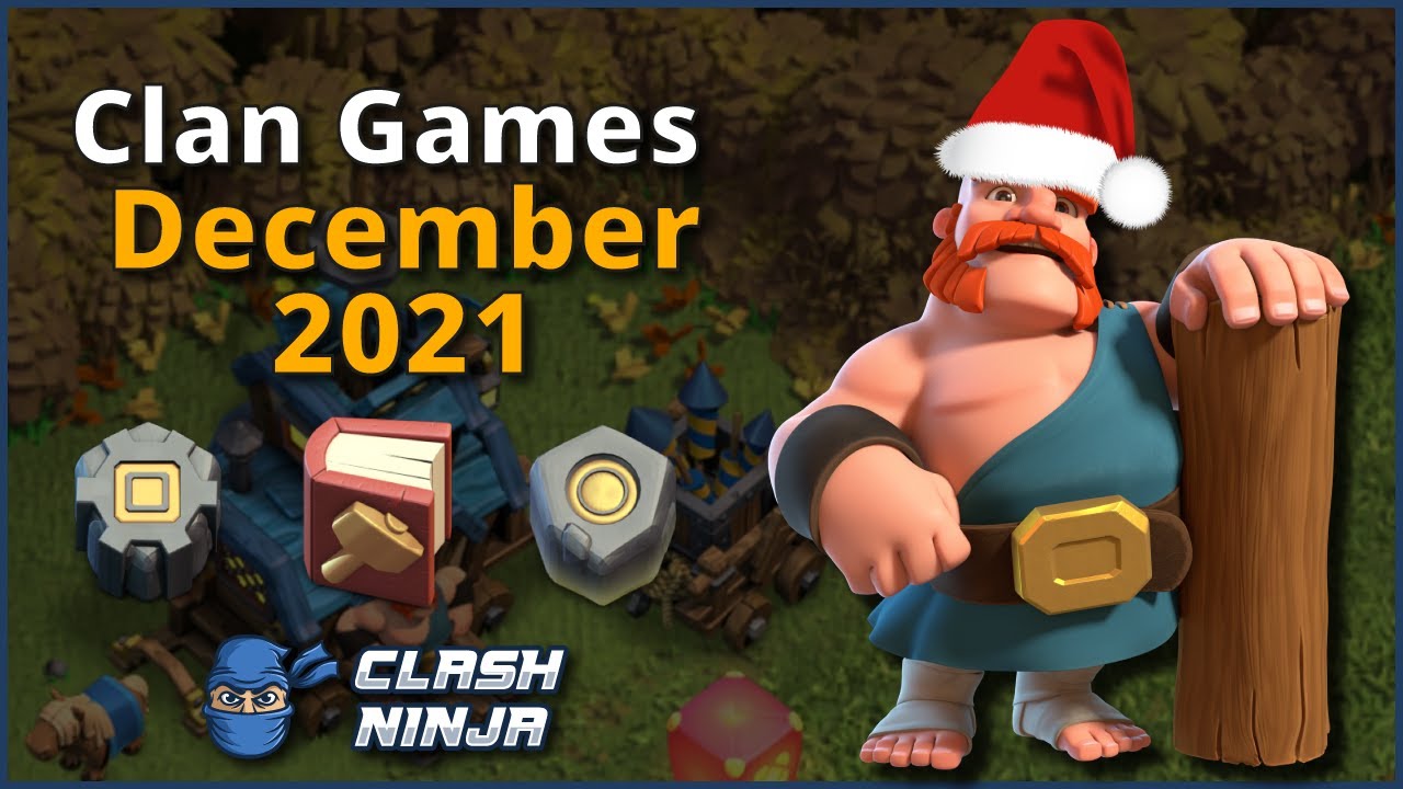 Clan Games Rewards - December 2021 | Clash of Clans - YouTube