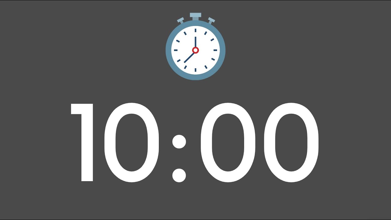 10 min countdown timer - YouTube