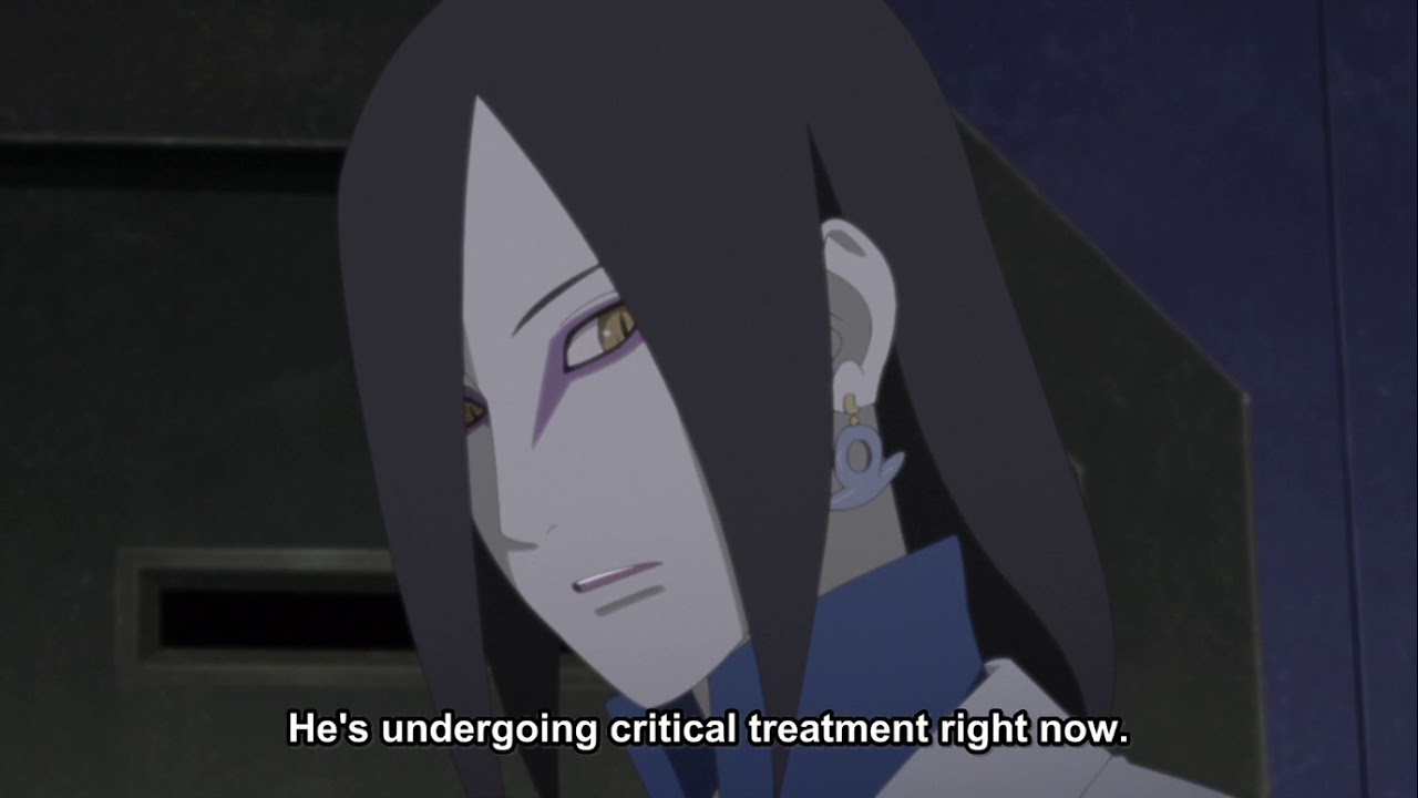Orochimaru's happy, because Mitsuki made friends beside Boruto. - YouTube