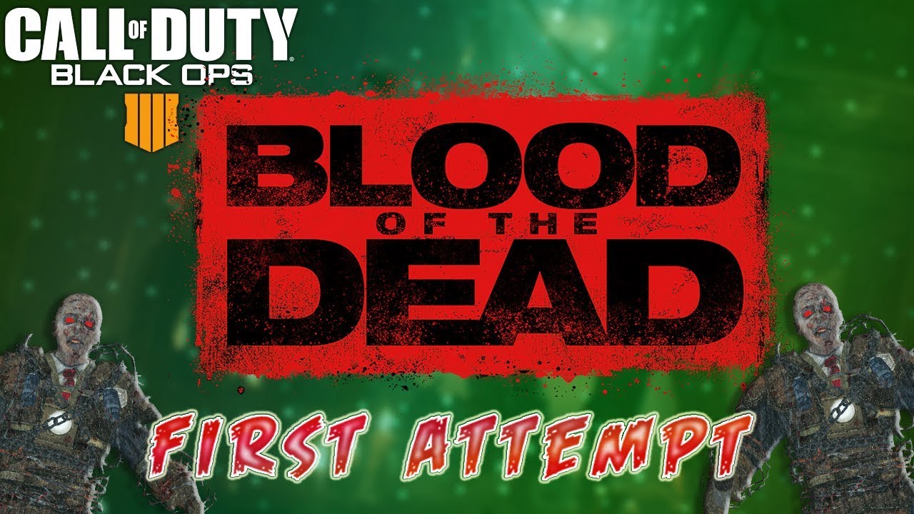 PLAYING BLOOD OF THE DEAD FOR THE FIRST TIME!- Call of Duty Black Ops 4 ...