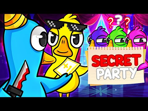 MY SECRET PARTY GOT OUT OF CONTROL! GOOSE GOOSE DUCK!