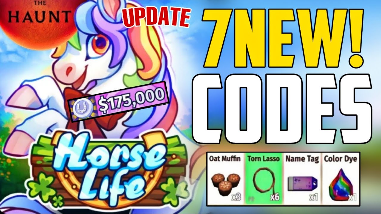 *NEW UPDATE* ALL WORKING HORSE LIFE CODES IN 2024 !ROBLOX HORSE LIFE ...
