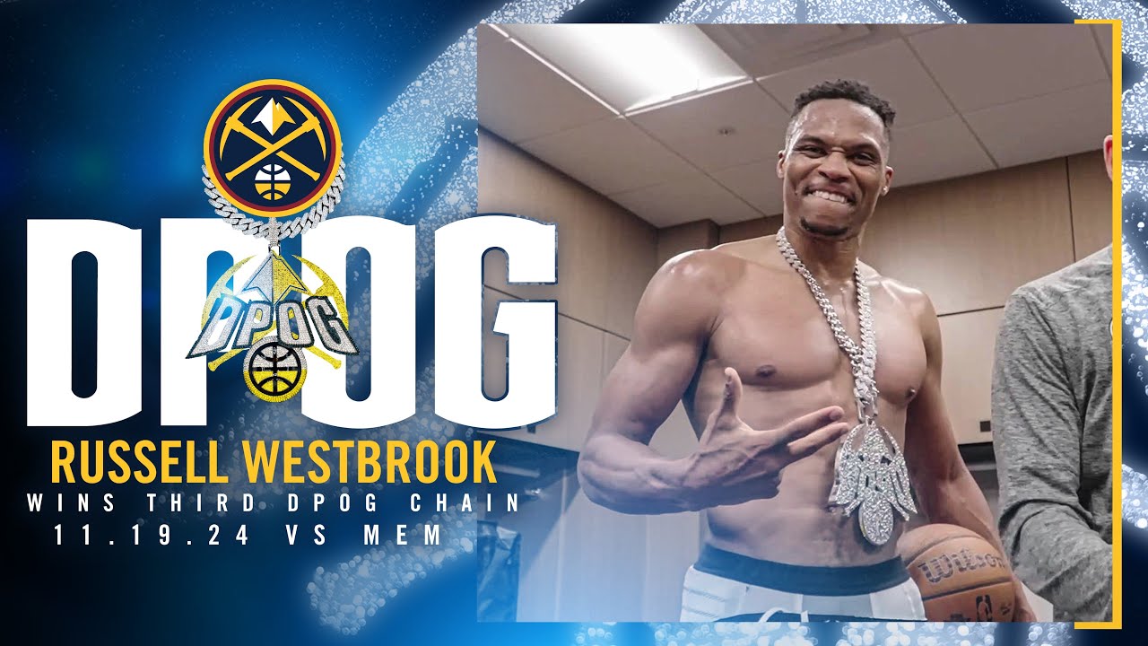 Russell Westbrook Wins DPOG Chain vs. Grizzlies 🥶 - YouTube