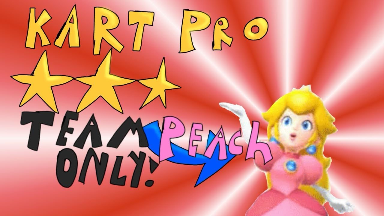 Team peach only kart pro (peach vs bowser rally rules) - YouTube