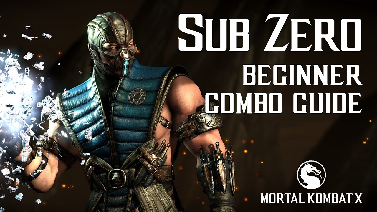 Mortal Kombat X: SUB-ZERO Combo Guide - YouTube