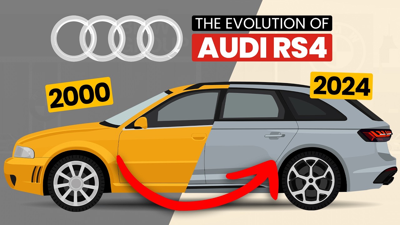 The Evolution of AUDI RS4: From RS4 B5 to RS4 B9 | 1999-2024 - YouTube