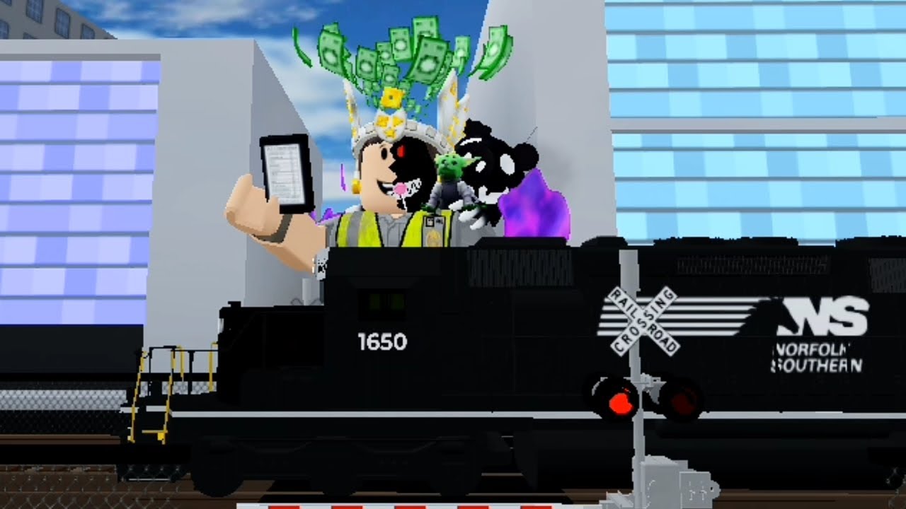 NS 1650 leads a Mixed Freight Train in Roblox Felina Subdivision - YouTube