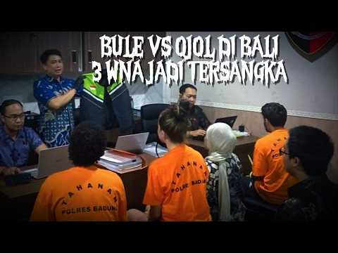 Niat Viral Pakai Jaket Ojol, 3 Bule Ini Berakhir di Penjara, 3 WNA Pemeran Bule vs ojol di Bali