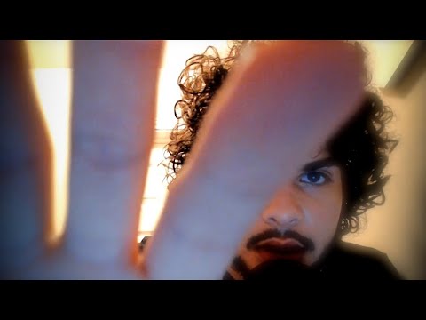 ASMR Super Close Up Face Touching - YouTube