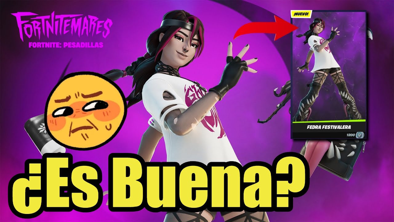 ¿VALE la PENA COMPRAR la SKIN de FEDRA FESTIVALERA en FORTNITE ...