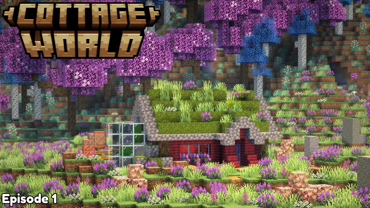 Travelling 8000 BLOCKS to build my starter house | Minecraft modded SMP ...