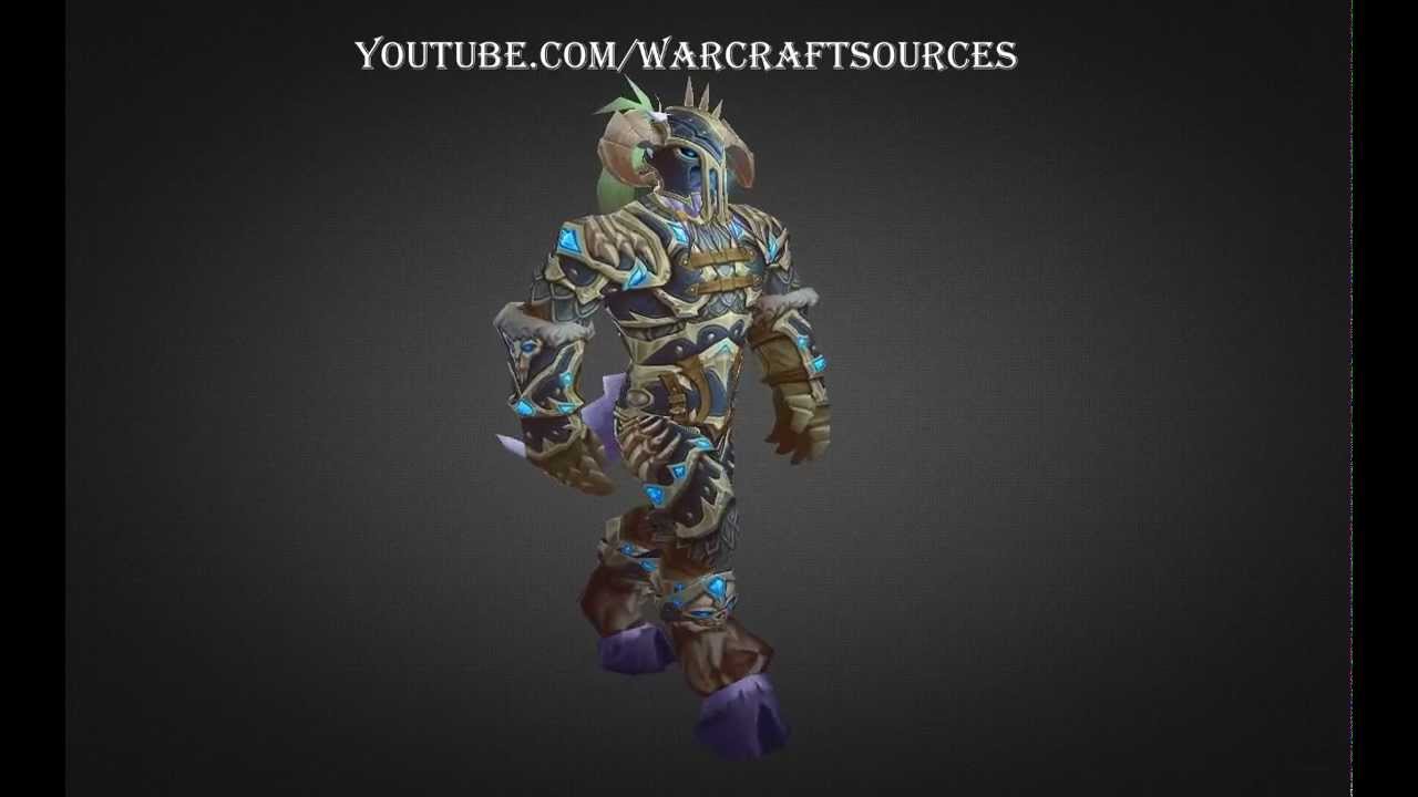 Draenei Death Knight Challenge Mode Set - Lich Lord Armor - YouTube