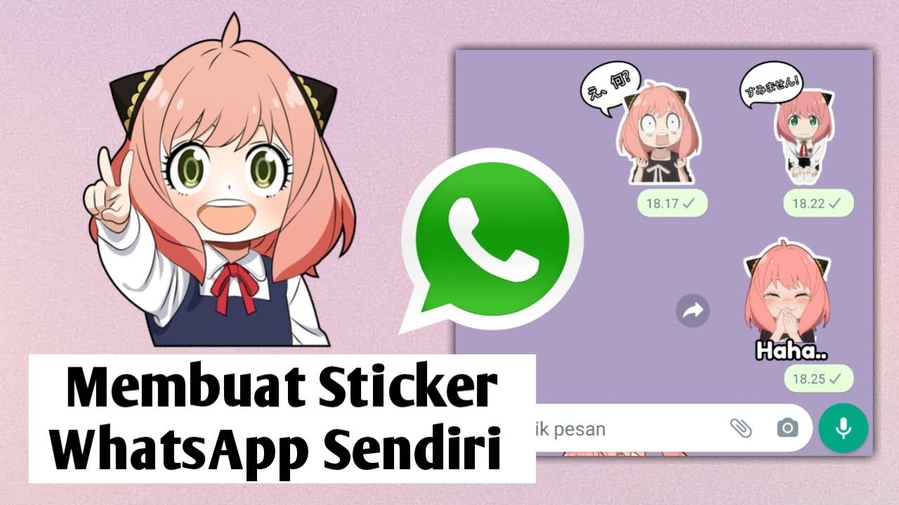 Cara Membuat Sticker WhatsApp Sendiri | Tutorial - YouTube