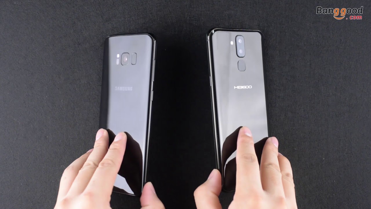 Meiigoo S8 and Samsung S8+ Back Covers Comparison Android smartphone ...