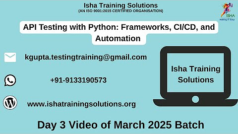 API Testing with Python March 2025 - YouTube