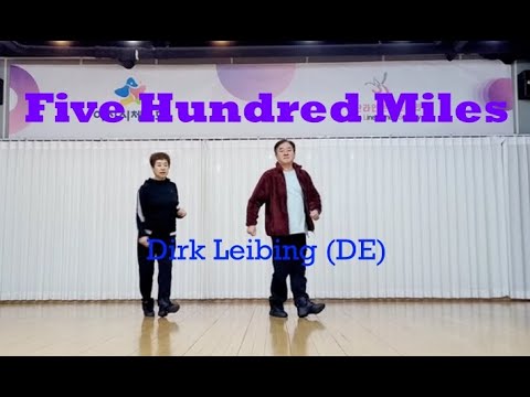 Five Hundred Miles Linedance demo Beginner @ARADONG linedance - YouTube