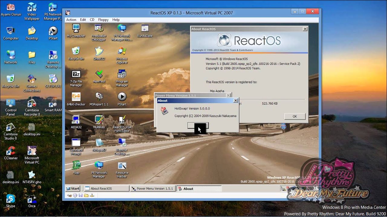 ReactOS XP 0.1.3 in Virtual PC 2007! - YouTube