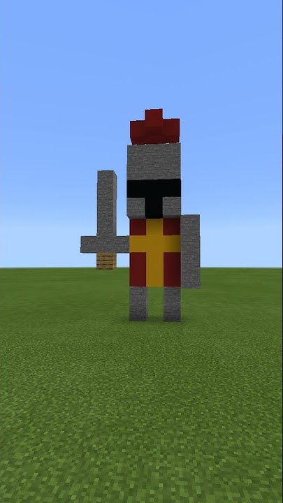 Como Fazer Uma EstÁtua De Um Mini Soldado No Minecraft Mcpe Shorts Youtube