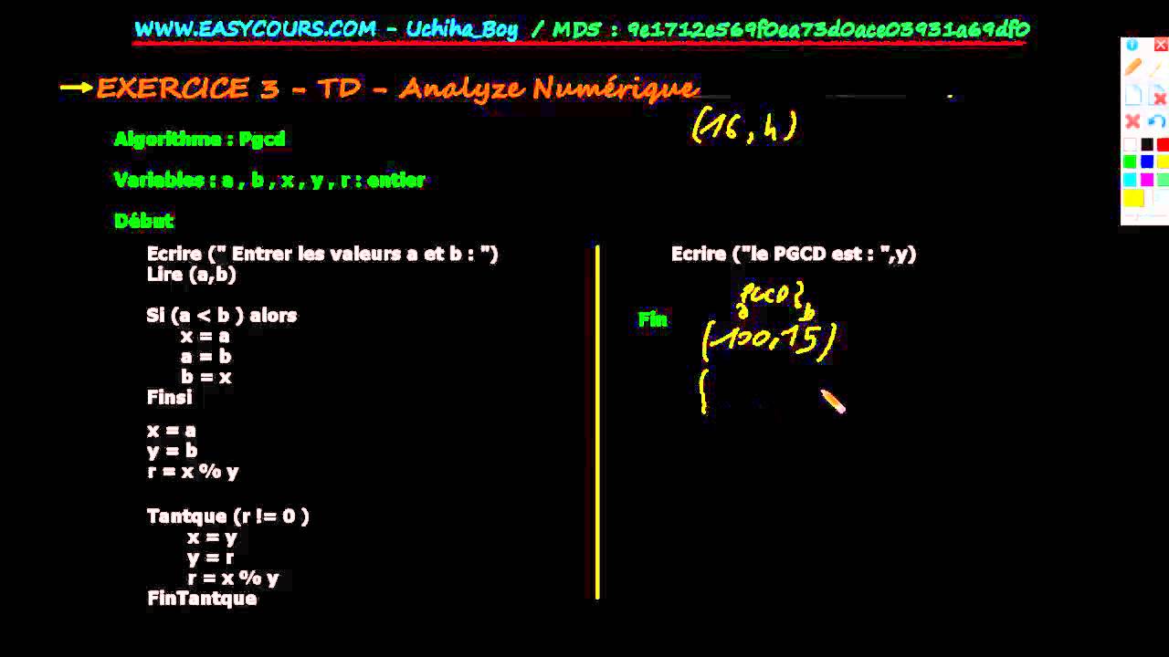 7 - Exercice 3 - part 2 - Serie 1 - Analyse Numérique - YouTube