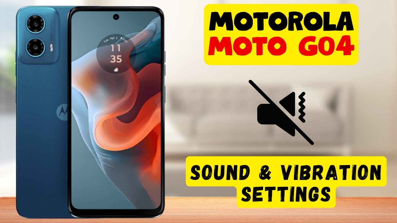 Motorola Moto G04 Sound & Vibration Settings || How to set sound and ...