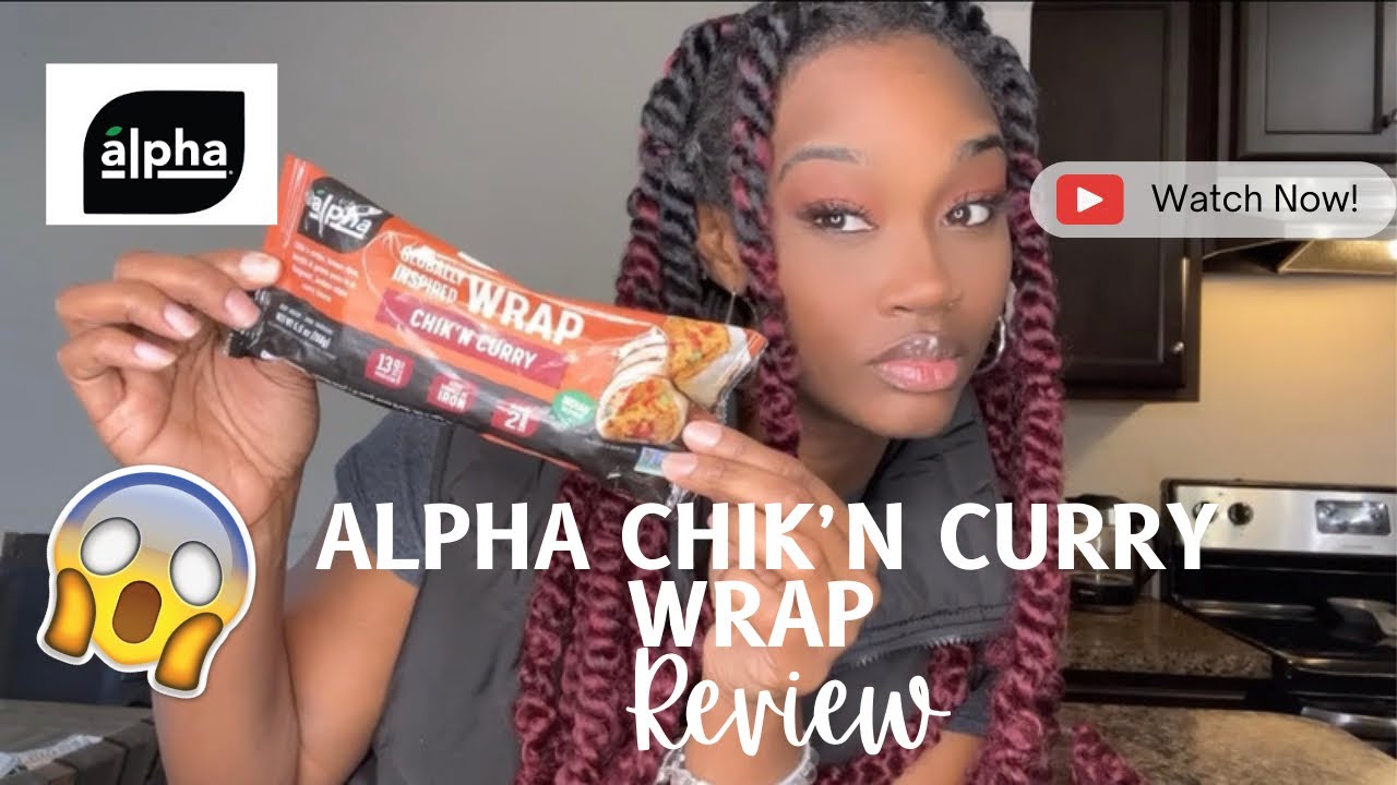 ALPHA CHIK 'N CURRY WRAP REVIEW - YouTube