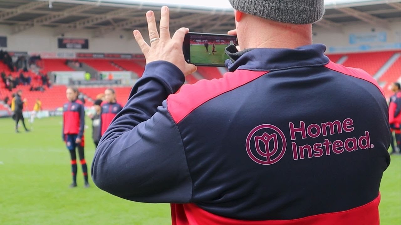 Home Instead Doncaster sponsor the match ball at Doncaster Rovers vs ...