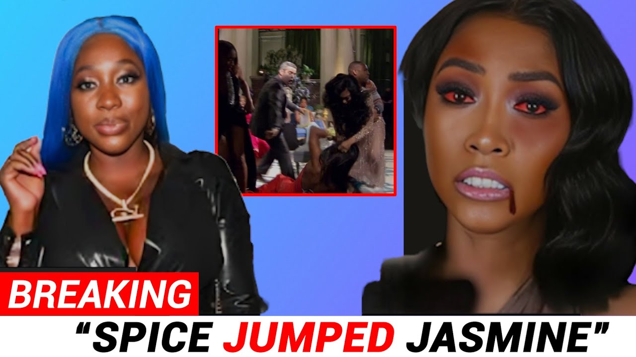 Spice JUMPED Jasmine During The Show Love And Hip Hop Atlanta. .. ! - YouTube