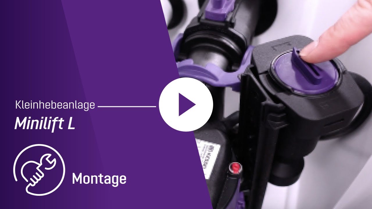 KESSEL Kleinhebeanlage Minilift L | Montagevideo - YouTube