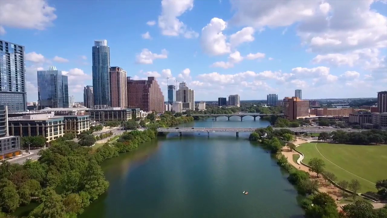 Downtown Austin Skyline Drone Video - YouTube