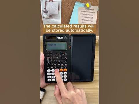 How to use the answer memory in a scientific calculator#newyes - YouTube