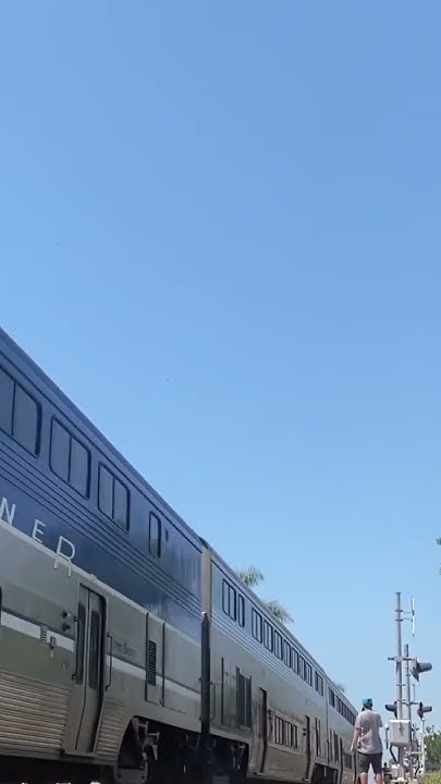 AMTK 148 Coasts Through Carlsbad #railfanusa #carlsbadvillage #socalrailfanning #automobile # ...