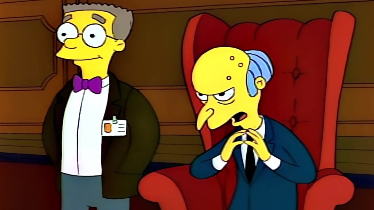 Mr. Burns - Monday Morning | The Simpsons - YouTube