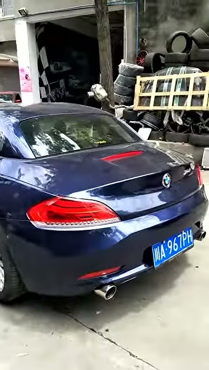 BMW Z4 2.0T modified RES intelligent variable valve exhaust system - YouTube