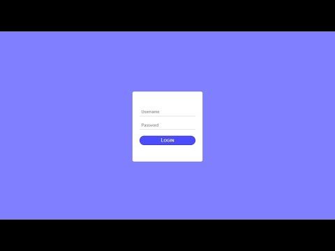 Login & logout system in HTML+CSS+JavaScript+PHP+MySQL - YouTube