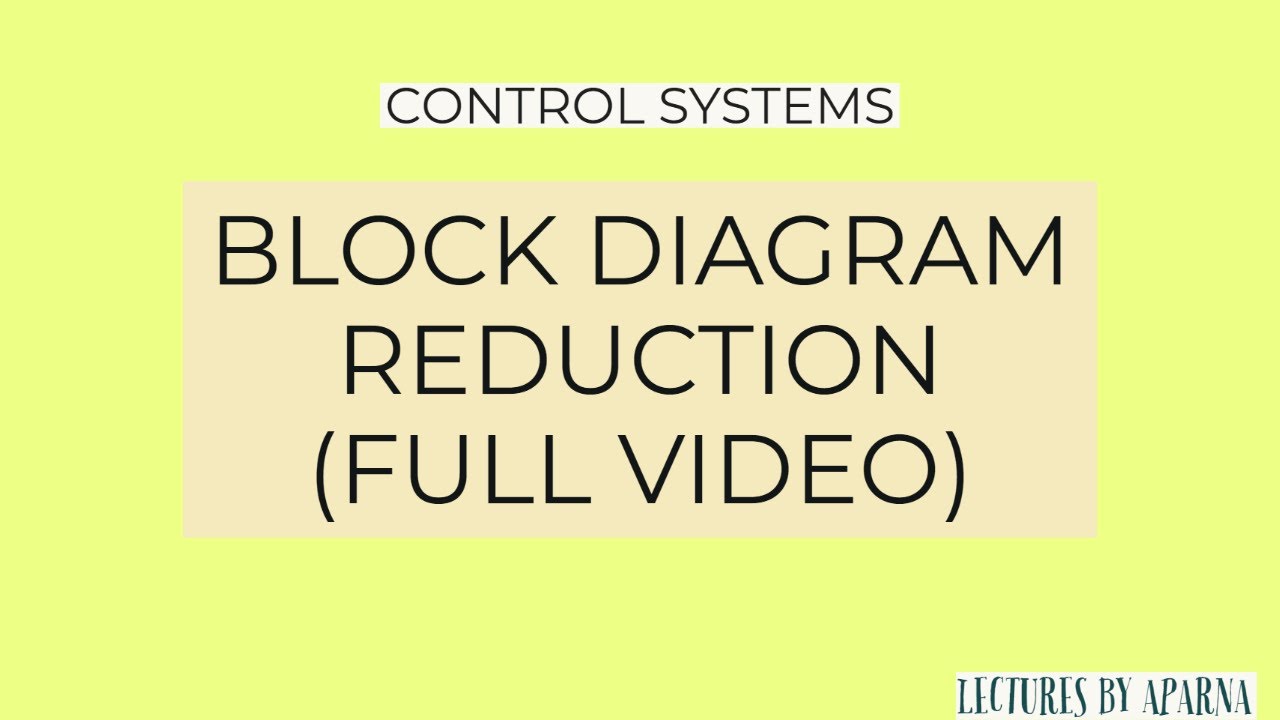 BLOCK DIAGRAM REDUCTION FULL VIDEO CONTROL SYSTEMS YouTube BLOCK DIAGRAM REDUCTION FULL VIDEO CONTROL SYSTEMS YouTube