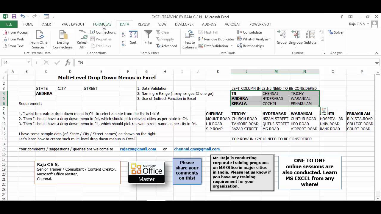 Excel Advanced Create Multi Level Drop Down List YouTube Excel Advanced Create Multi Level Drop Down List YouTube