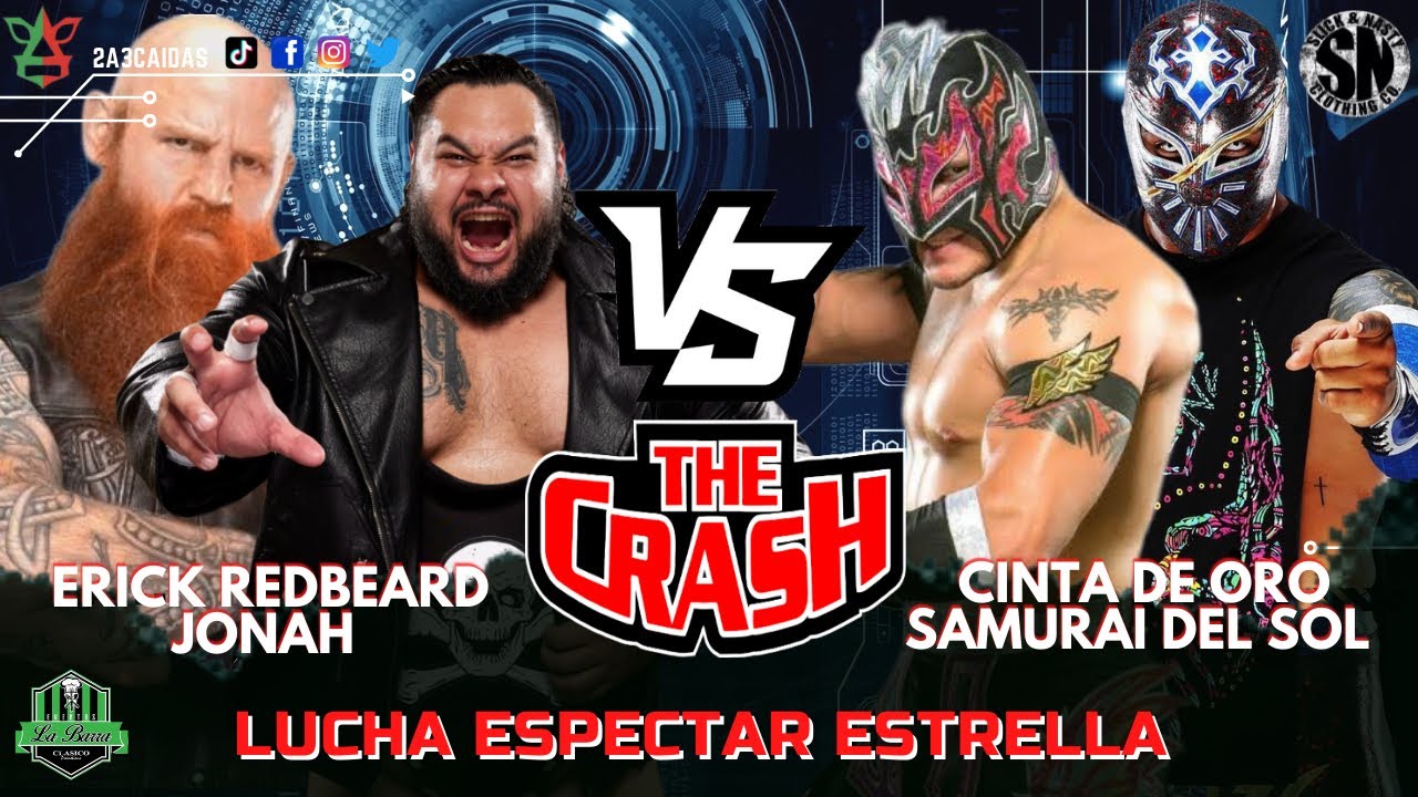 Cinta de Oro, Samurai Del Sol VS Erick RedBeard, Jonah - YouTube